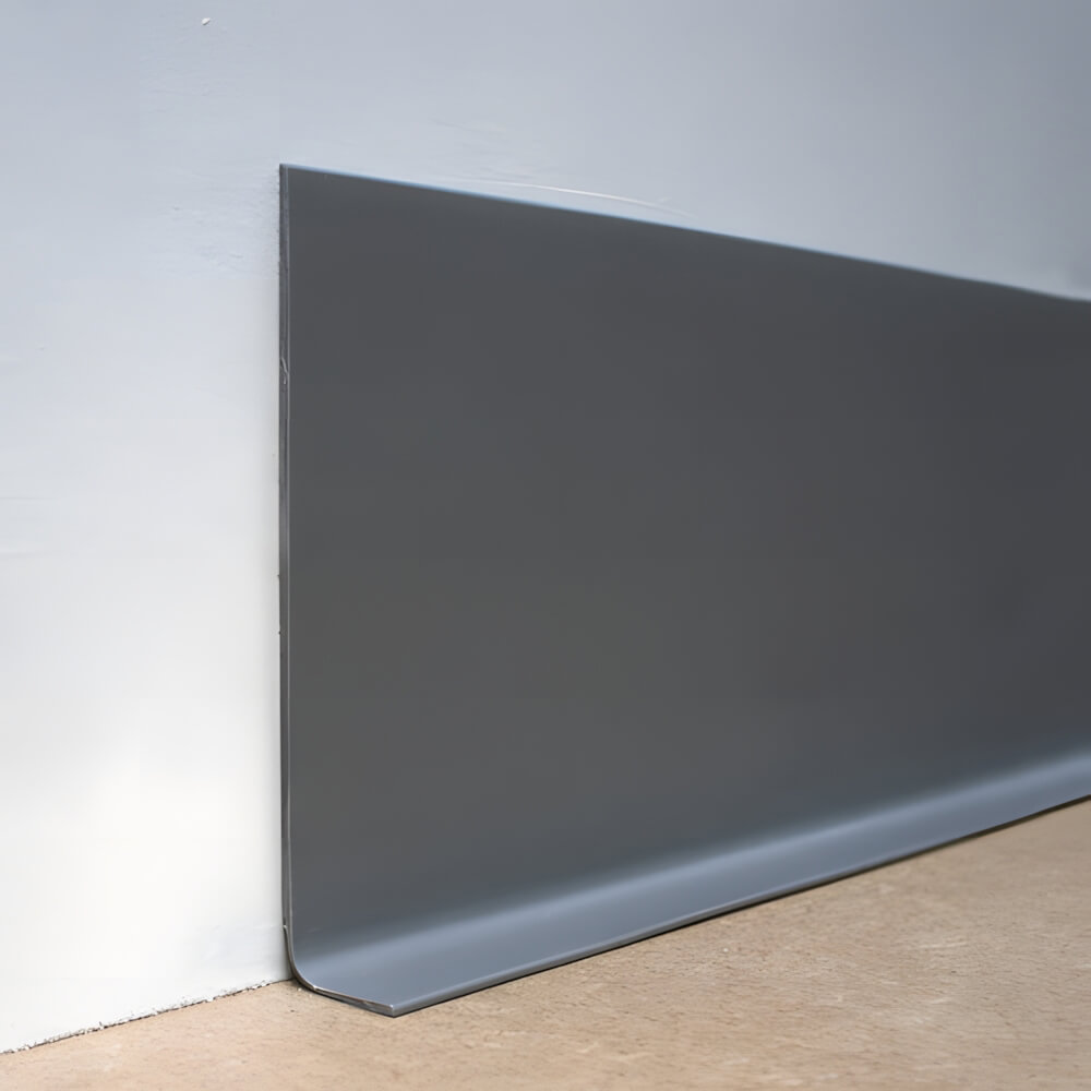 KSO Flexible PVC Sit-On Skirting 100–150mm | Low-Maintenance Cove